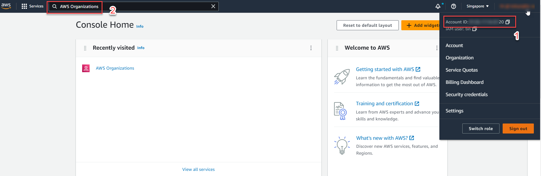 Invite Aws Account To Aws Organization Aws Single Sign On For